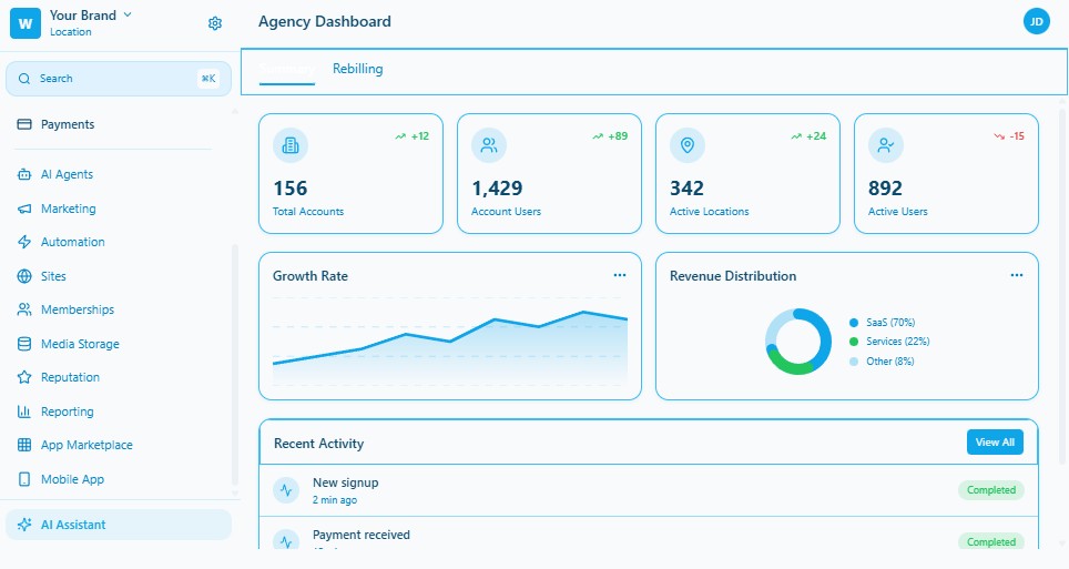 GHL Brand Kit - Brand Builder for GHL